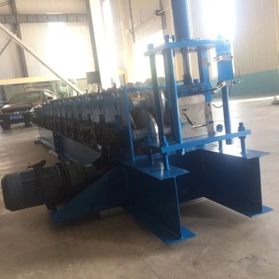 18 Rows roof Gutter roll forming machine With 5.5kw Frequency Converter