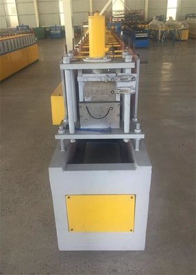 half round shape roof  Gutter Roll Forming Machine 5.5kw Frequency Converter And 1'' Chain Transmission