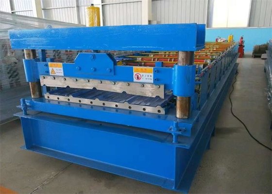 840  ibr Roll Forming Machine cold rolling mill blue color 3kw hydraulic power 250H large frame for metal sheet