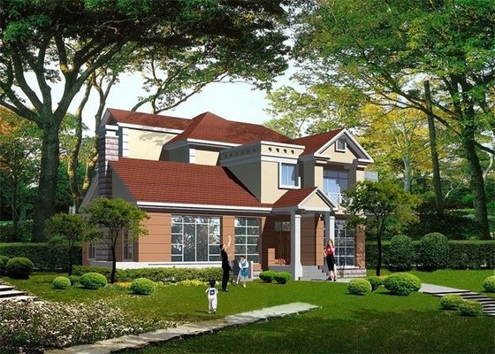 Villa Luxury Prefab Houses Light Steel Structure Sandwich Panel Board Wall