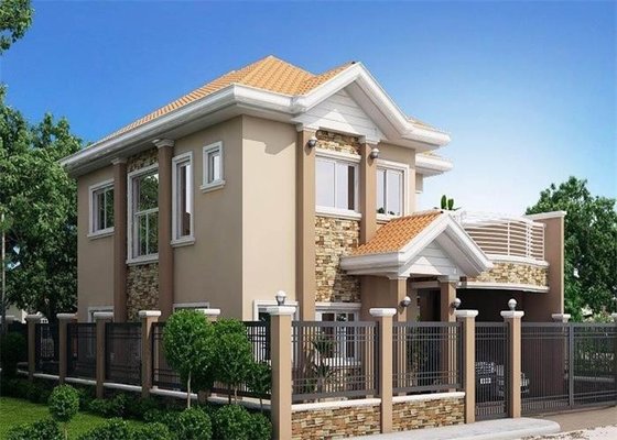Fireproof Soundproof Prefab Steel House Anti - Pressure Eco - Friendly