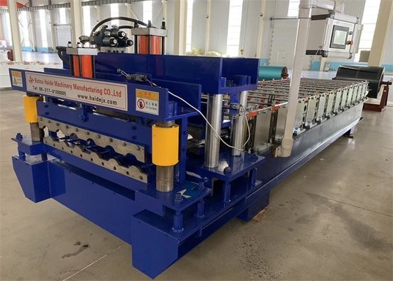 235mpa Aluminum Alloy Roof Sheet Making Machinery With 5.5kw Frequency Converter