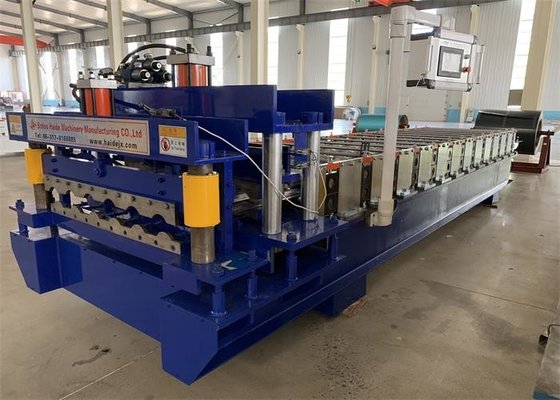 235mpa Aluminum Alloy Roof Sheet Making Machinery With 5.5kw Frequency Converter