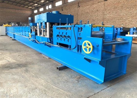 Professional Guardrail Roll Forming Machine With 45# Steel And 380v Voltage