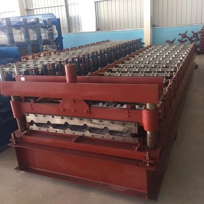 Roofing Machine Metal Sheet Making Machine Wall Panel Roll Forming Machine With 4kw Hydraulic Station