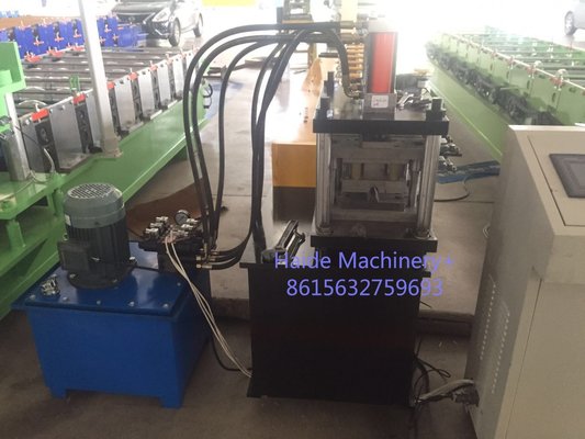 5.5KW Motor Power Light Steel Keel Roll Forming Machine With Gear Rotation