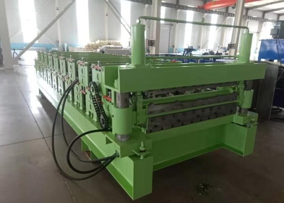 4Kw IBR Profile Double Layer Sheet Metal Roll Forming Machine Pillars Guide