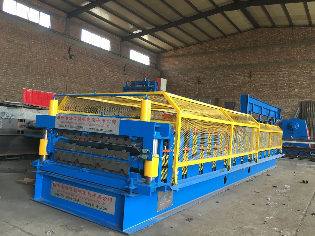 AG/PBR R Panel Roll Forming Machine High Speed Hydraulic Cutting 0.3-0.8mm Thickness 
