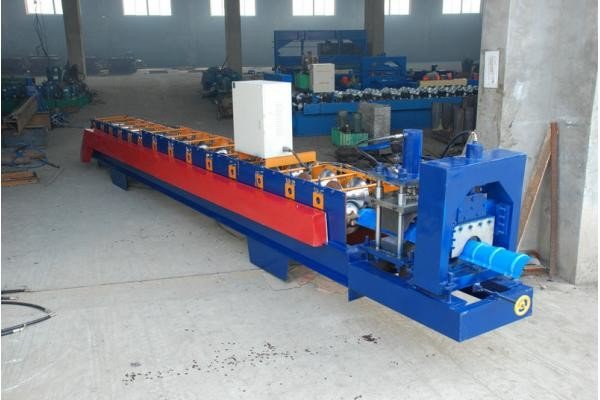 Automatic Ridge Cap Roll Forming Machine , Roof Ridge Forming Machine 15 Rows