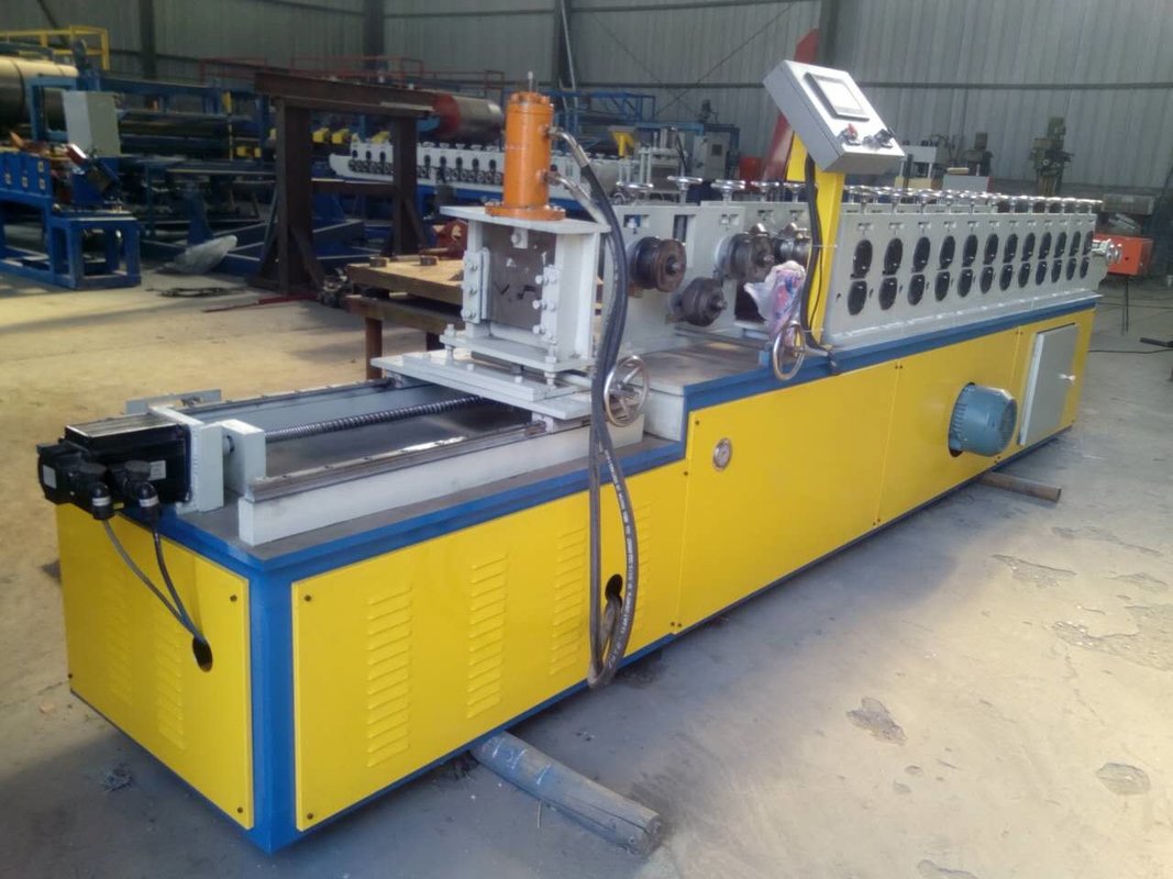 Drywall Ceiling Stud Light Steel Keel Roll Forming Machine , Keel Making Machine
