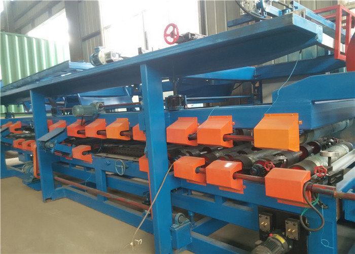 Glasswool EPS Foam Sandwich Panel Machine PLC Control Polyester Coating