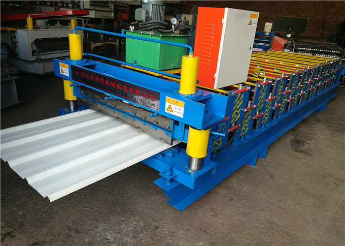 840 /900  Double Layer Sheet Metal Roller Machine 0.3-0.8mm Thicknes Plate