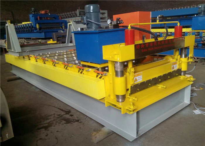 Automatic Color Steel Roll Forming Machine , Trapezoidal Sheet Roll Forming Machine
