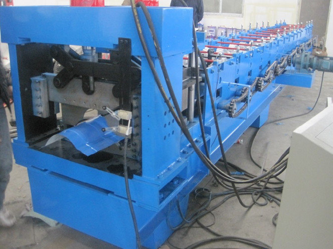 15 Rows Ridge Cap Roof Profiling Machine Stable Transmission PLC Control System