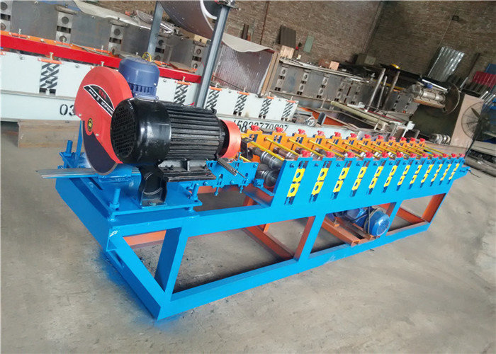 Fly Saw Cutting Shutter Door Roll Forming Machine Hydraulic Punching 12 Rows