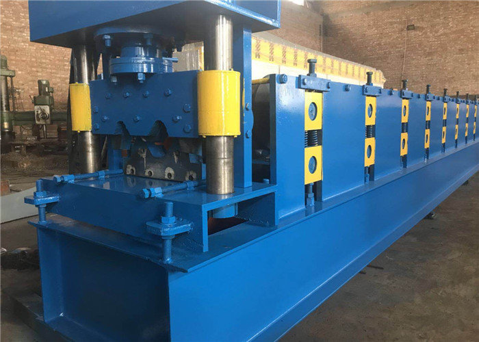 Guard Rail Crash Barrier Roll Forming Machine 27.5KW Hydraulic Punching Device