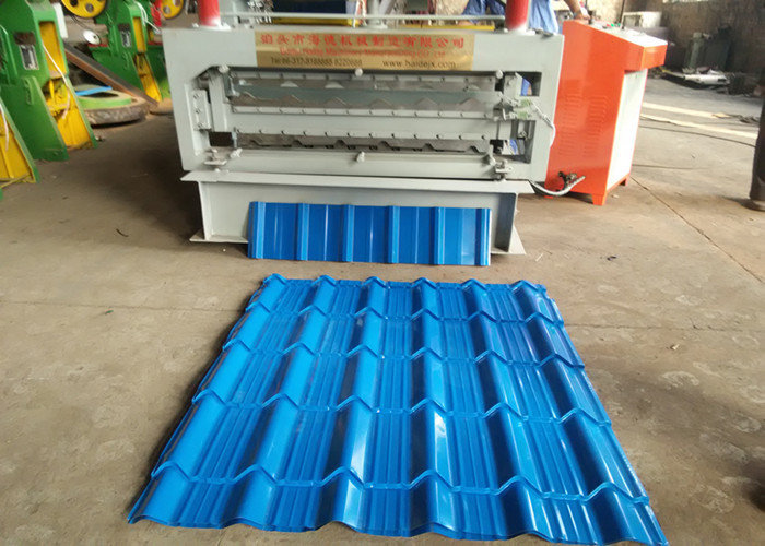 IBR / Glazed Double Layer Roll Forming Machine Low Noise For Construction Steel