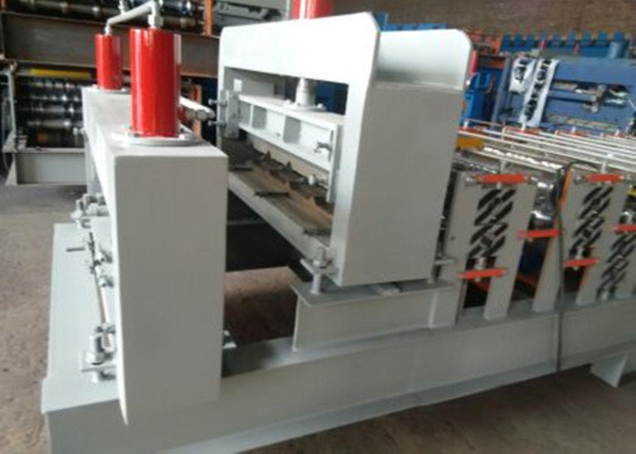 Glazed Tile Step Metal Roofing Sheet Making Machine 1 Inch Chains Two Layers Type