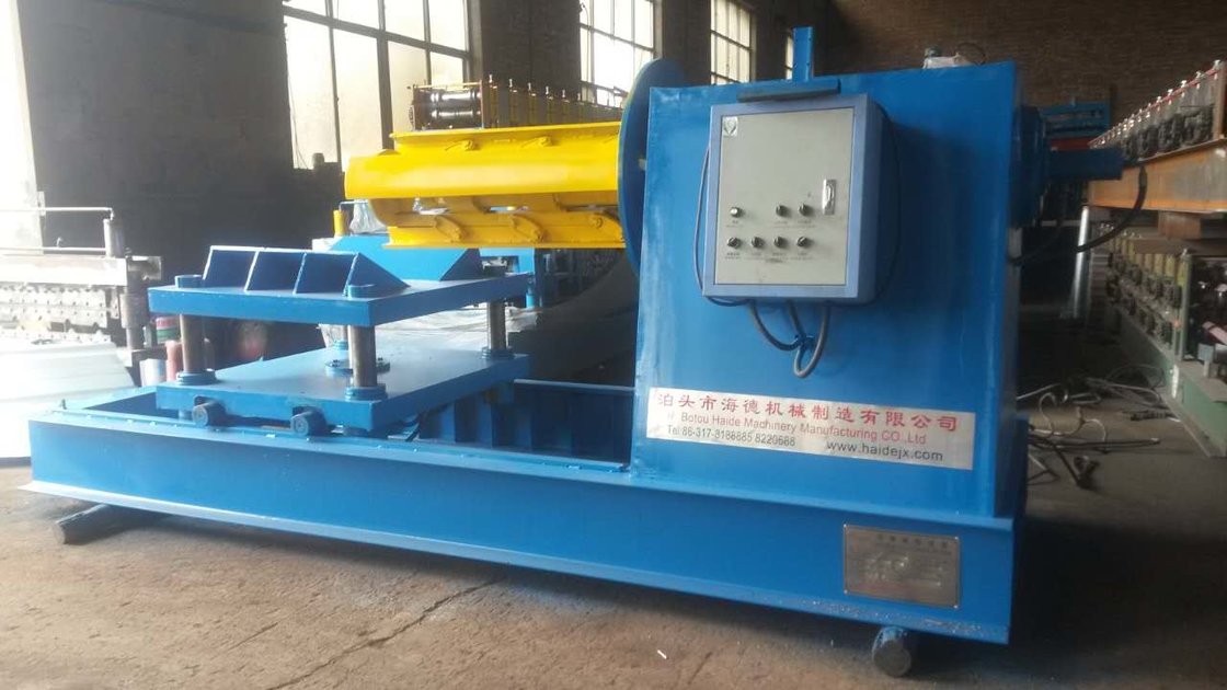 Motorized Sheet Hydraulic Decoiler Machine , Steel Coil Uncoiler Machine With Expansion
