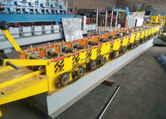 Roof Ridge Cap Roll Forming Machine Color Steel Sheet Material 10m/ Min Speed