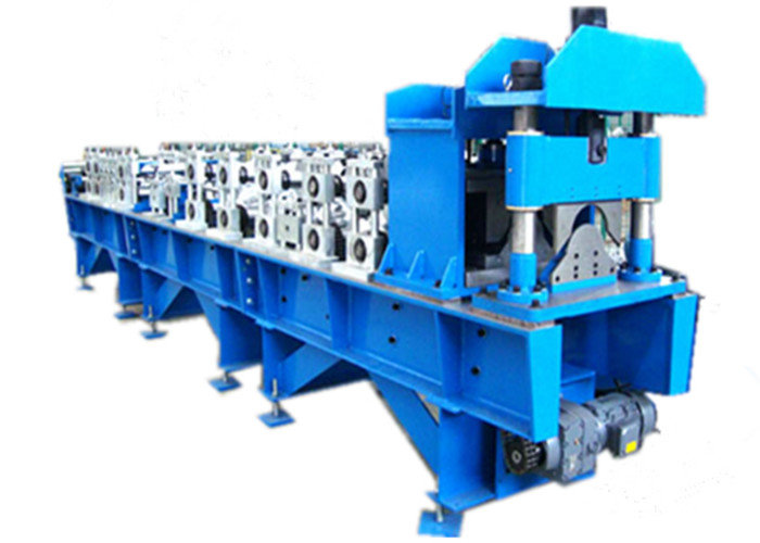 Steel Ridge Cap Roll Forming Machine , Metal Roofing Roll Former For Construction