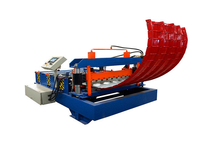 Auto Curved Hydraulic Bending Machine , Metal Roof Crimping Machine 2-6 M / Min