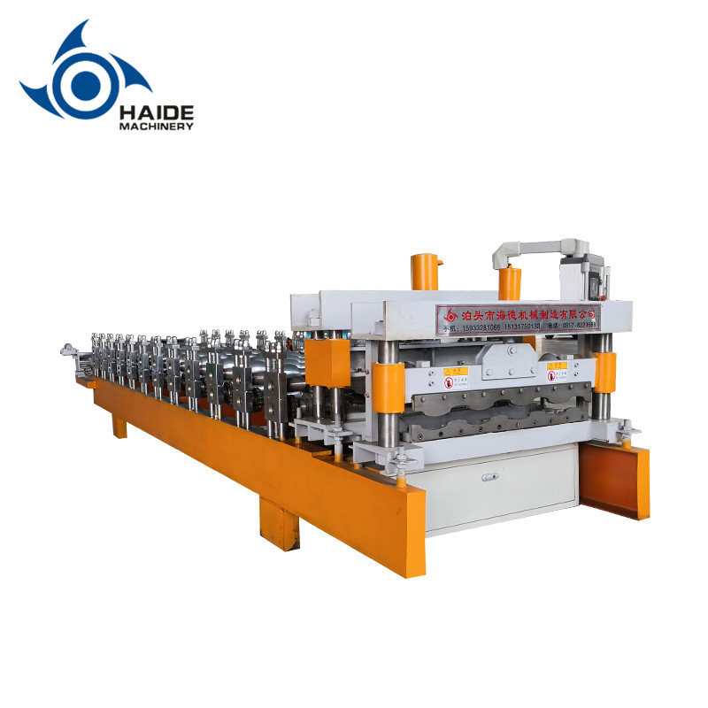 Corrugated Cold Glazed Tile Roll Forming Machine For Roof Profile