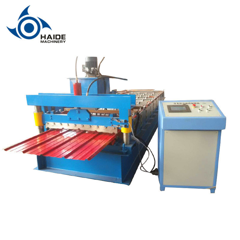 Roofing Sheet Metal Forming Equipment / Roller Forming Machine 4KW Power