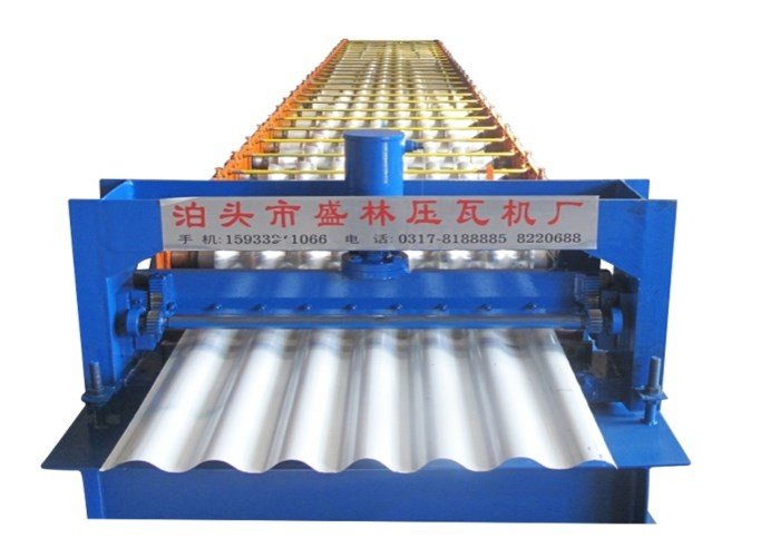 High Precision Corrugated Roof Sheeting Machine IBR Corrugated Tile