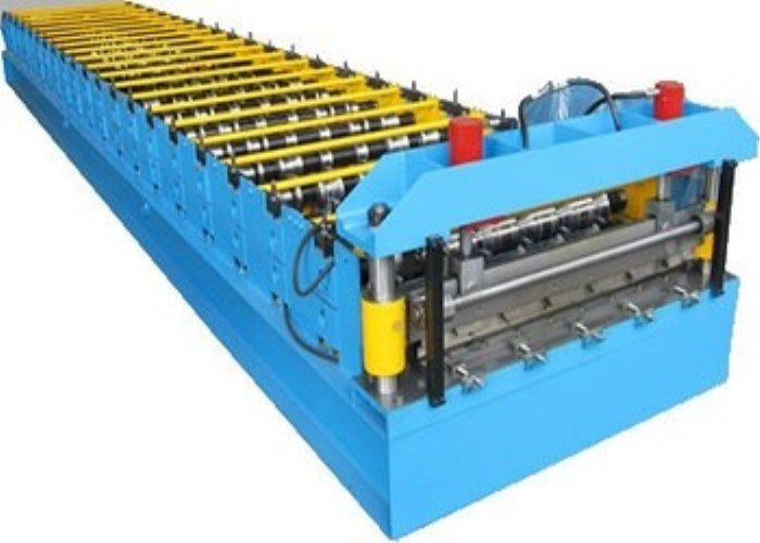 4kw Aluzinc Roofing Sheet Making Machine 6-8m/Min Speed ISO9001 Standard