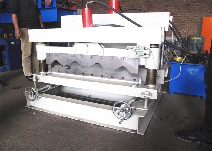 4KW Arc Glazed Metal Sheet Roofing Tile Machine Iron and Aluminum Material