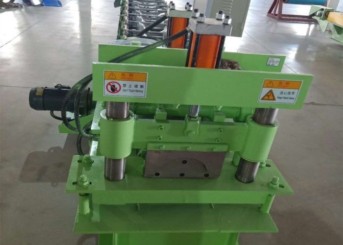 High Speed  Ridge Cap Roll Forming Machine 4KW Power With 12 Steps