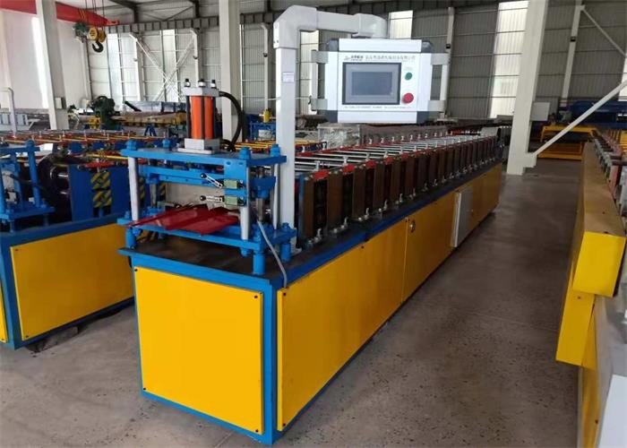 70mm Shaft standing seam roll forming machine with Hydraulic Cutting Device with 0.3-0.8mm Thickness