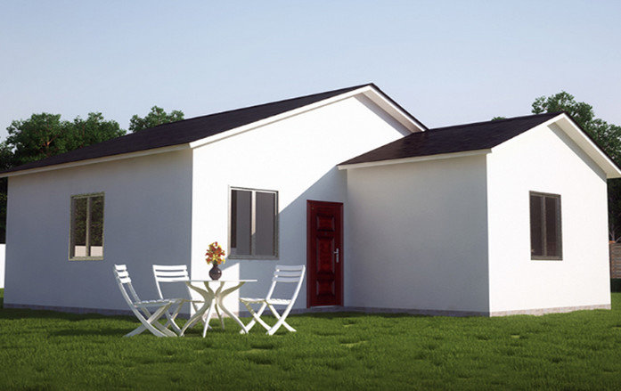 European Style Prefab Steel House Custom Metal Frame House Construction
