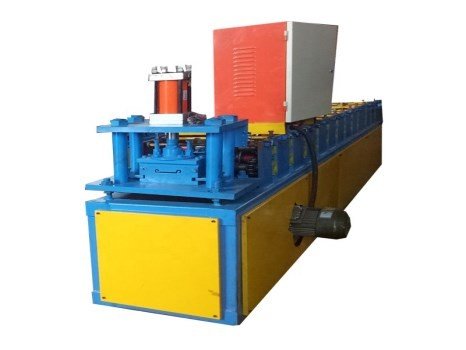 14mm Backboard Thickness Shutter Door Roll Forming Machine 15 Rows With Fly Saw