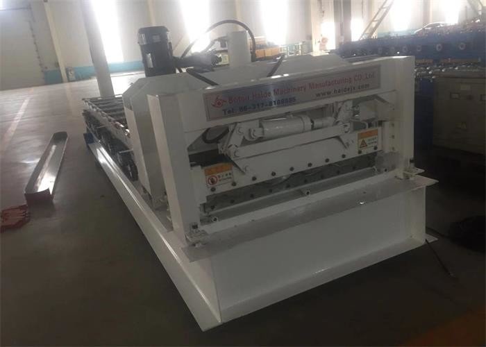 828 Roof Panel Roll Forming Machine 8 Rows Of Rollers 4kw Motor Power for Algeria Market