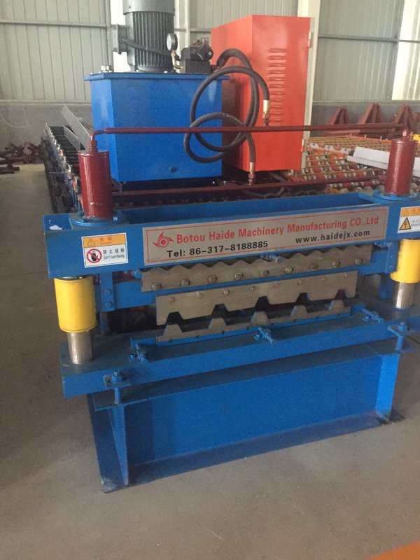 8-15m/Min Speed 1000 IBR Trapezoidal Roll Forming Machine 4KW Motor Power