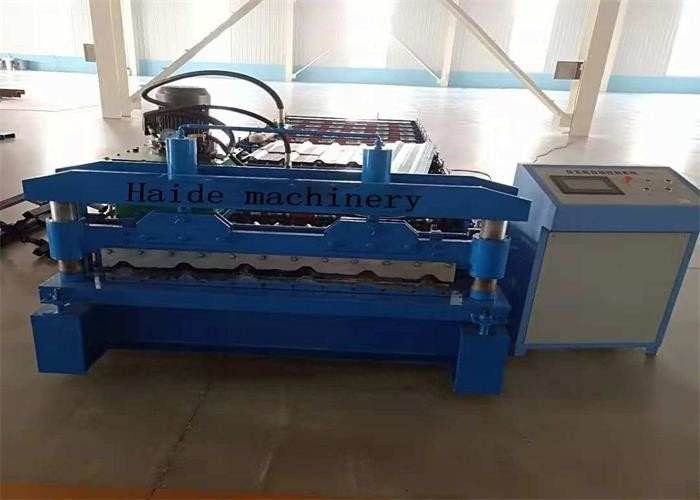 4kw High Rib Roofing Sheets Making Machinery Trapezoidal Cold Rolling Mill