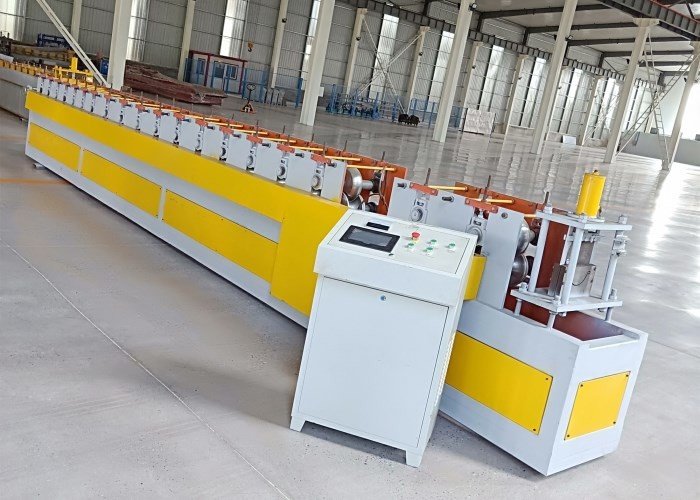 Rain Gutter sheet material tile press roof outside inside miter forming making machine