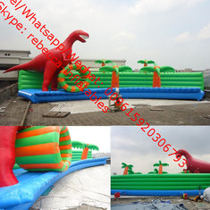 China funny and exciting HOT large animated inflatable water park games for kids supplier
