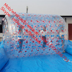 China zorbing ball  inflatable water roller  inflatable water game pool  supplier