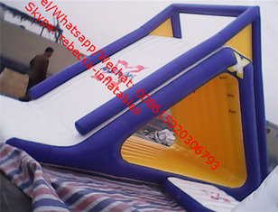 China Heavy duty huge inflatable water slides giant inflatable water used swimming pool  slide supplier