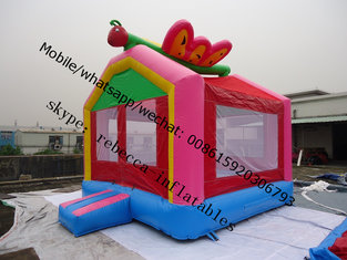 China Prink bouncy castles  lovely inflatable castle supplier