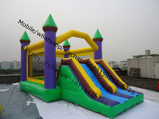 China inflatable bouncer trampoline combo bouncy castle supplier