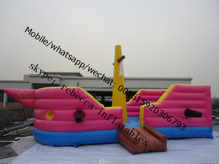 China Inflatable pirate boat inflatable pirate ship  combo bouncy castle supplier