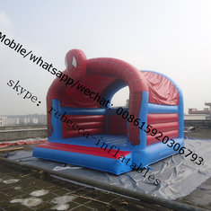 China Inflatable spiderman boucer  inflatable jumping castle   bounce house superhero bounce houses supplier