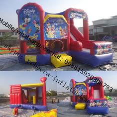 China Inflatable Castle Disney Princess Bounce House Inflatable Bounce House and Slide Combo supplier