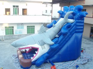 China Inflatable Slides Inflatable Shark Slide For Kids supplier