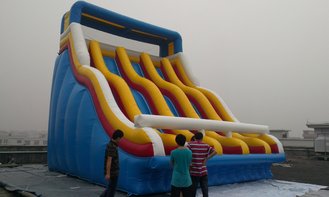 China Giant Inflatable Slides Inflatable Water Slides For Adults supplier