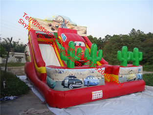 China lovely inflatable car slide inflatable model slide for kids supplier